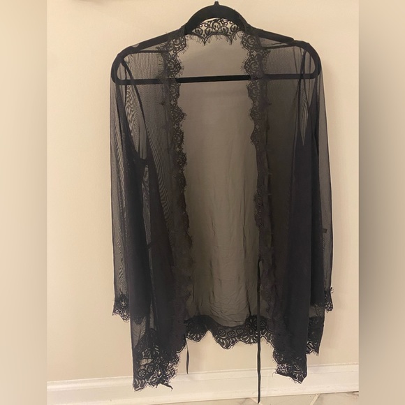 oh la la cheri | Intimates & Sleepwear | Oh La La Cheri Lace Robe ...